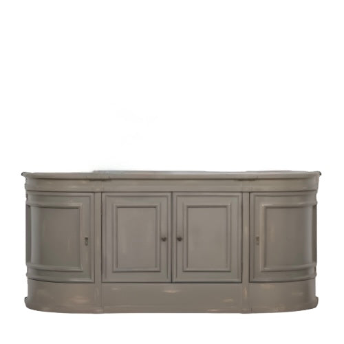 Mahogany Distressed Grey Sideboard | French Vintage Style with Aged ...
