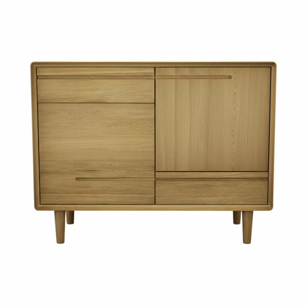 Scandic Small Oak Sideboard – Elegant Storage with Scandinavian Design ...