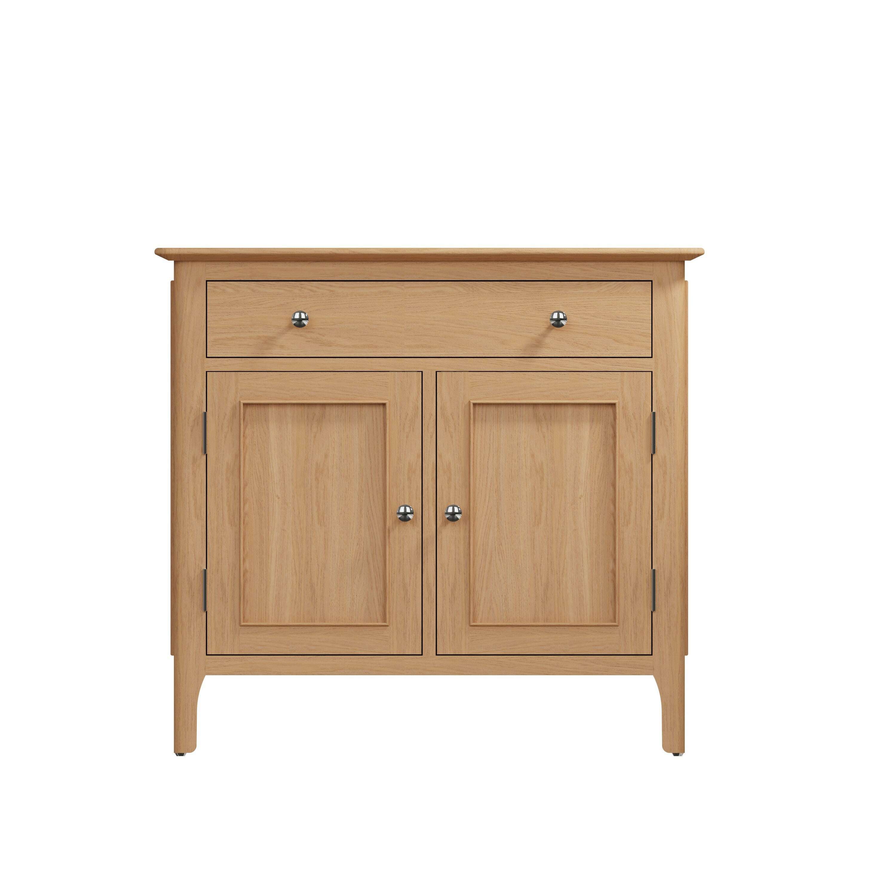 Oakmere Small Sideboard – Scandinavian-Inspired Storage in Light Oak ...
