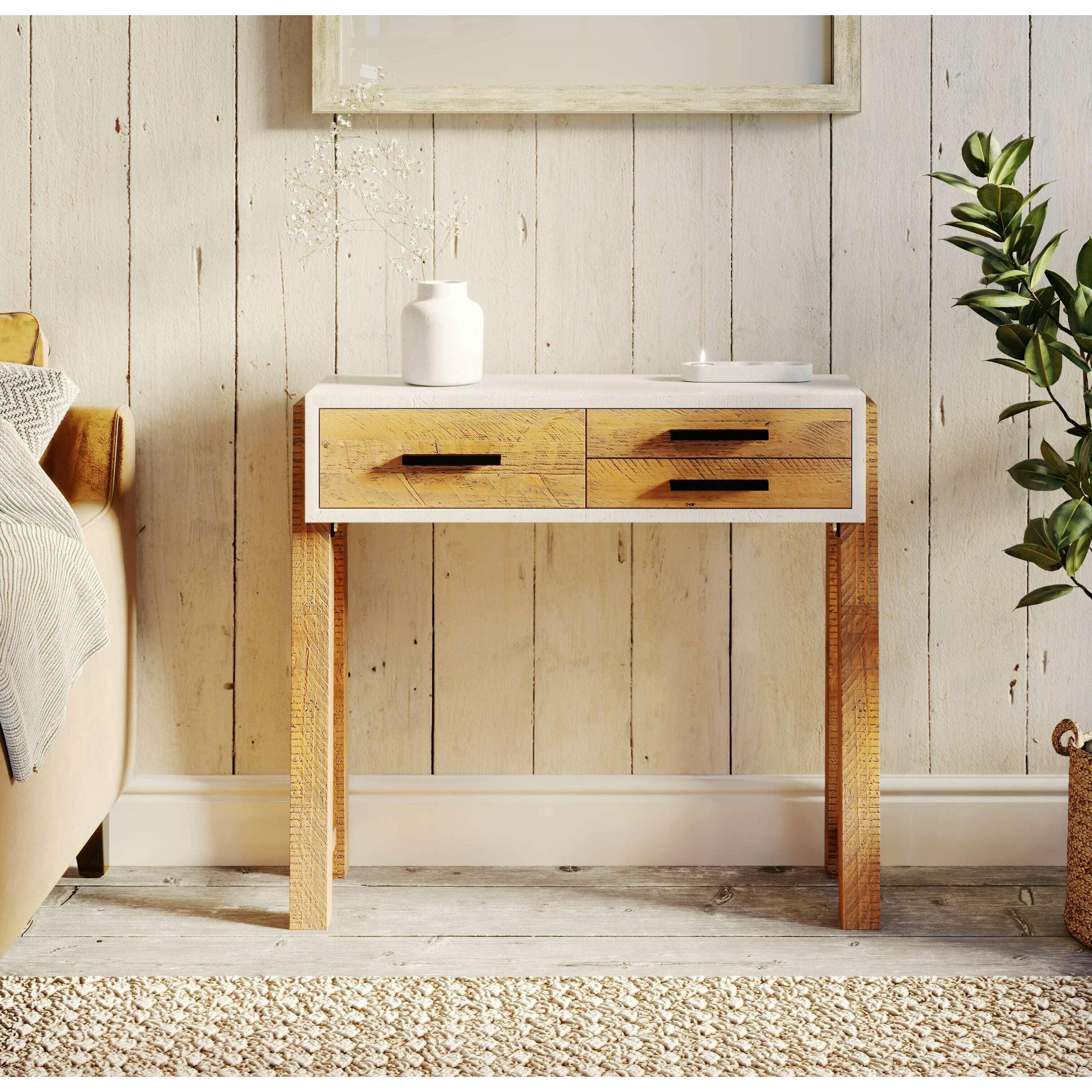 Trinity Small Console Table – Sustainable Scandinavian Reclaimed Wood ...